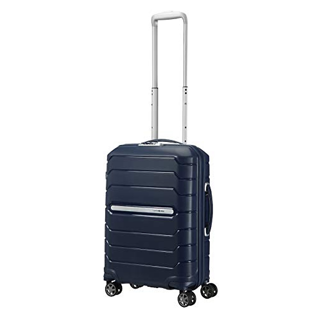 SAMSONITE Flux - Spinner 55/20 Expandable Hand Luggage, 55 cm, 44 liters, Blue (Navy Blue)