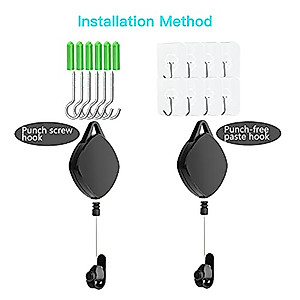 3 Packs VR Cable Management for Oculus Quest 2 Retractable Ceiling Pulley VR Accessories for Oculus Quest, Rift S, Valve Index, HTC Vive, Vive Pro, Playstation VR Link Cable