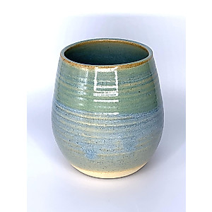 Wine Cup, Wine Glass, in Blue and Green