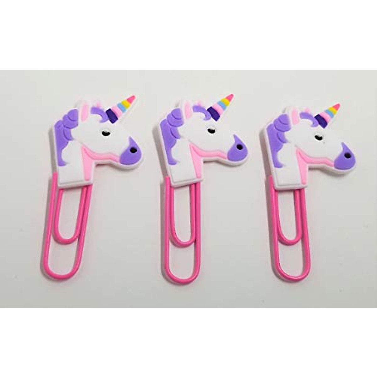 Set of 12 Unicorn Paperclips or Bookmarkers