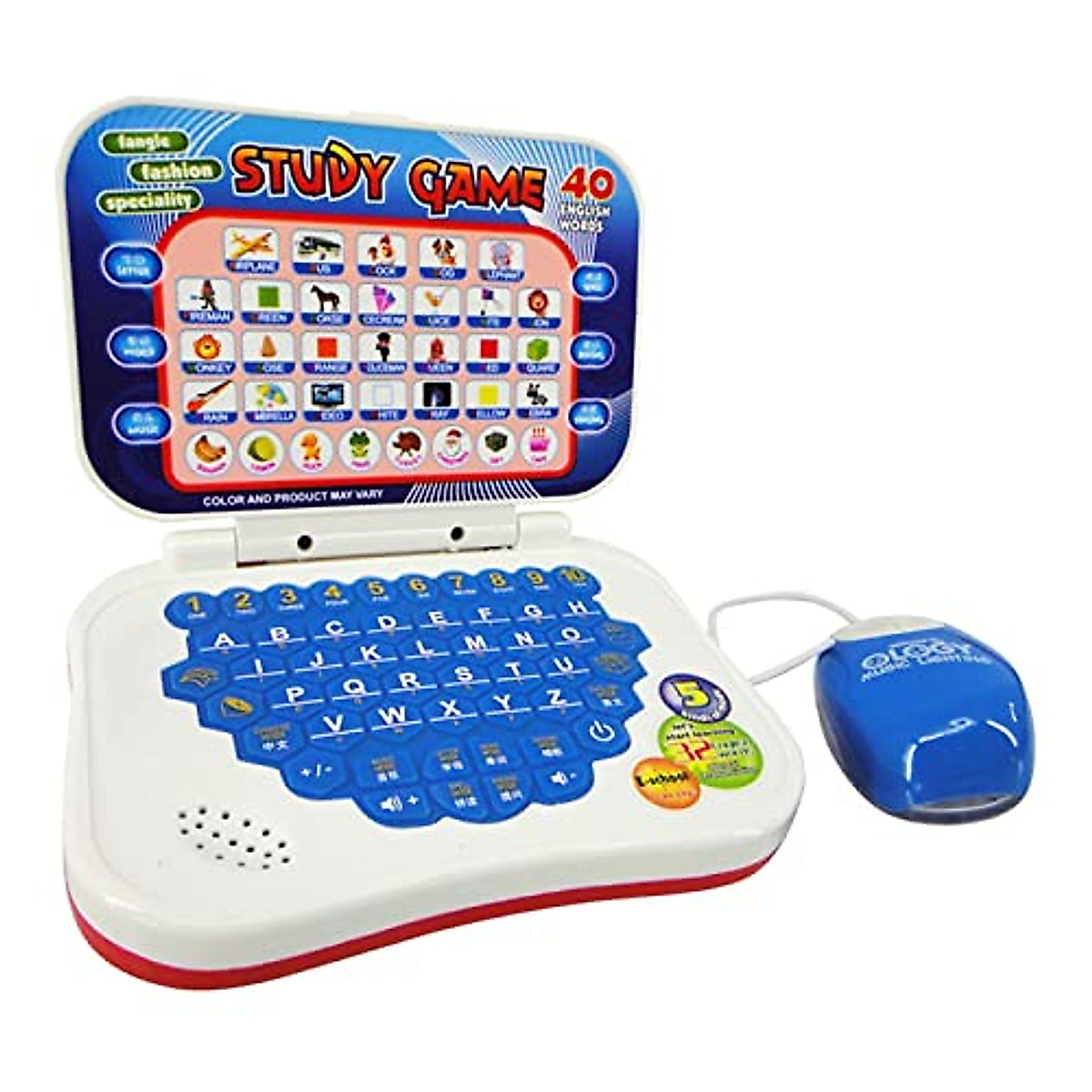 Xiaojikuaipao Bilingual Early Educational Learning Machine Kids Laptop Toys Baby Kids Tablet Electronic Learning Toys