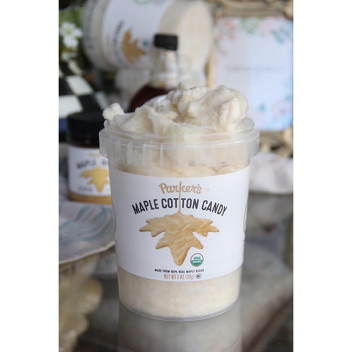 Parker's Maple, Organic Maple Cotton Candy, 2 oz (Pack of 3)