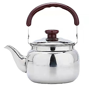 Tea Kettle For Stove Top Teapot For Stovetop Stainless Steel Whistle Kettle Teapot With Handle Teapot For All Stovetops Kitchen Tea Pot Stovetop (Size : 1L)