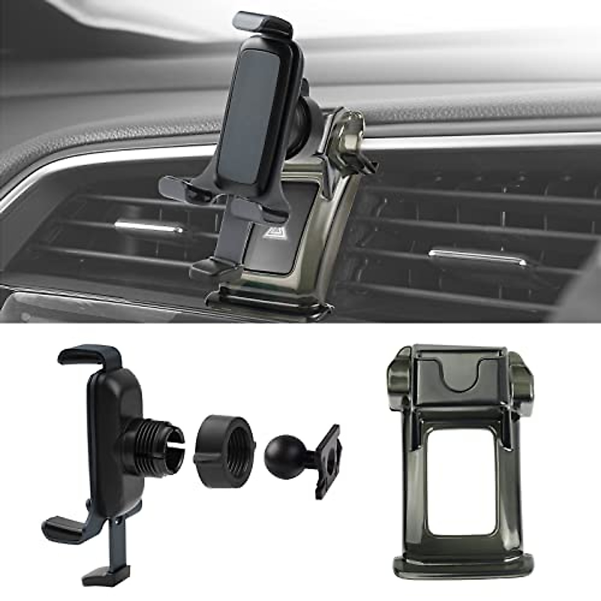 Sunsdrew Custom Fit for Car Phone Holder Honda Civic 2016-2021 Sedan Hatchback Air Vent Cell Phone Mount Handsfree Thick Case Friendly Car Mount for iPhone, Samsung, Moto, Nokia and Other Smartphones