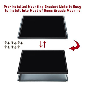 UNICO 19’’ Arcade Replacement Monitor, LCD Gaming Screen for HDMI/VGA/CG/EGA Retro Game Arcade (19inch)