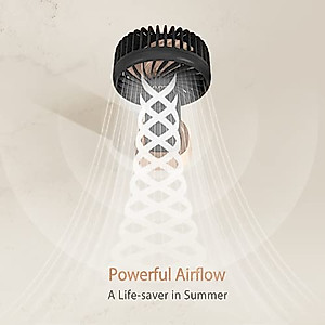 OUTXE Funme Mini Handheld Fan 3500mAh Small Personal Portable Fan USB Rechargeable Fan Makeup Eyelash Fan Beauty Fan for Women Girls Black