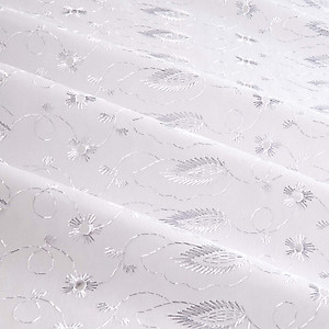 Fancy Allover Eyelet White, Fabric by the Yard