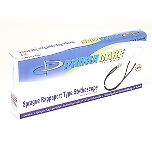 PrimaCare DS-9295-BL 30" Sprague Rappaport Style Stethoscope for Doctor, Nurse and Medical Student, Blue