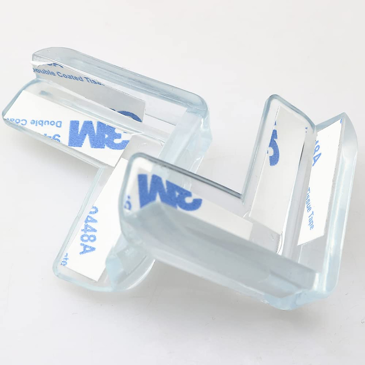 Corner Guards BLLNDX 12PCS High Resistant Adhesive Clear Corner Protectors High Resistant Adhesive Gel Proof Corner Guards for Furniture,Bed,Dressers,Cabinets L-Shaped Edge Bumpers