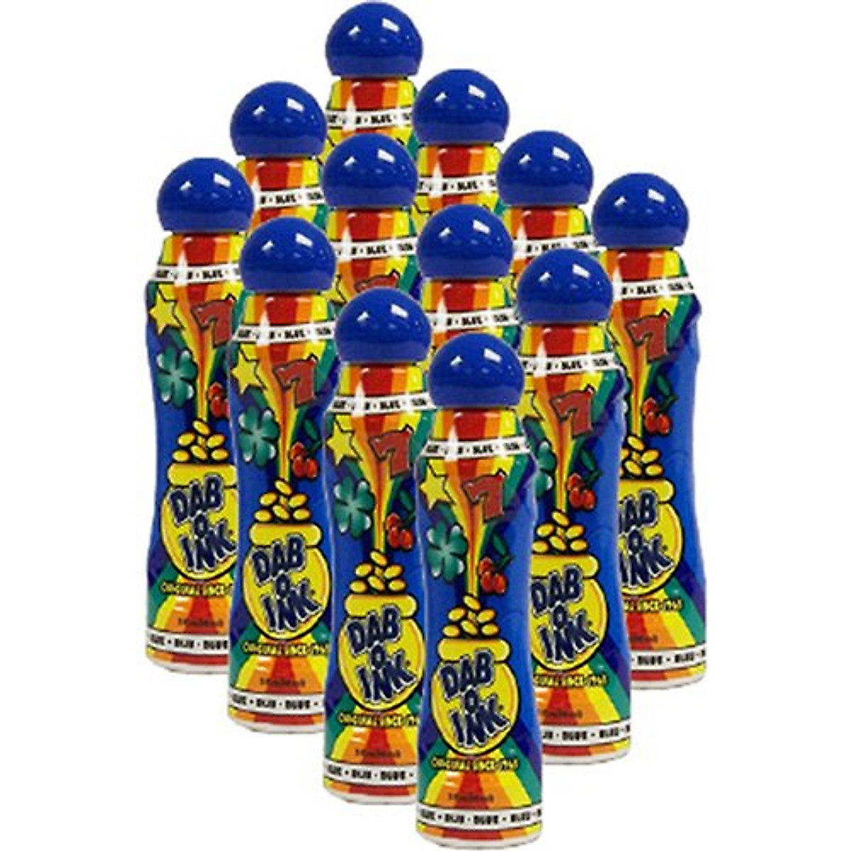 Dab-O-Ink One Dozen 3oz Blue Bingo Dauber