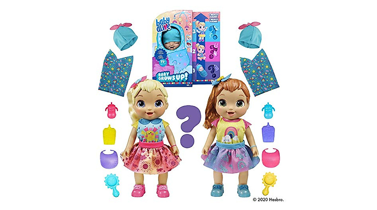Baby Alive Baby Grows Up Doll - Interactive Growing Baby with Accessories