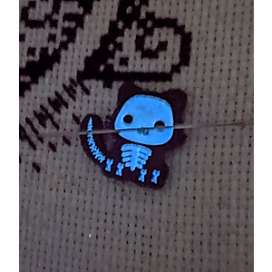 Glow in the Dark Skeleton Kitty Needle Minder