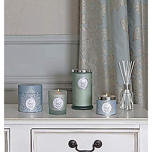 Shearer Candles Vanilla and Coconut Large Scented Silver Tin Candle - White