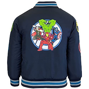 Marvel Bomber Jacket for Boys (The Avengers, Size 8)