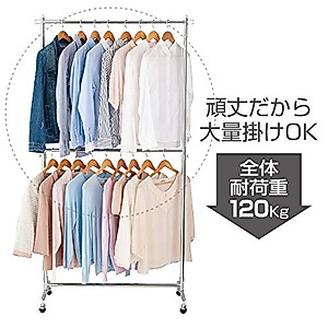 Hanger Rack Load Capacity 120kg 2 Tier 100 cm Wide HPS2 – A Dead Old Man Wanted To Talk To Martians