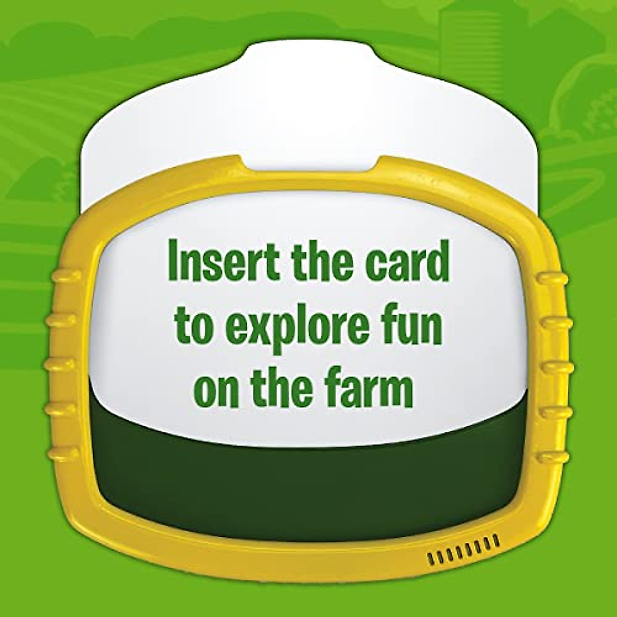 John Deere Kids Early Learning Activity Tablet - Read, Play, Press & Learn Electronic Activity Pad Reader With Removable Cards for Toddlers, ... & Answer Activity Desk (Press, Play & Learn)