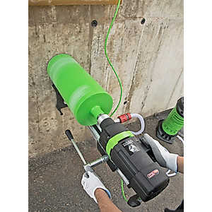 CS Unitec DBE 201 8" Capacity Concrete Core Drill - Wet Diamond Core Drilling Rig - For Concrete, Brick, Block, and Stone - MADE IN GERMANY - 110V