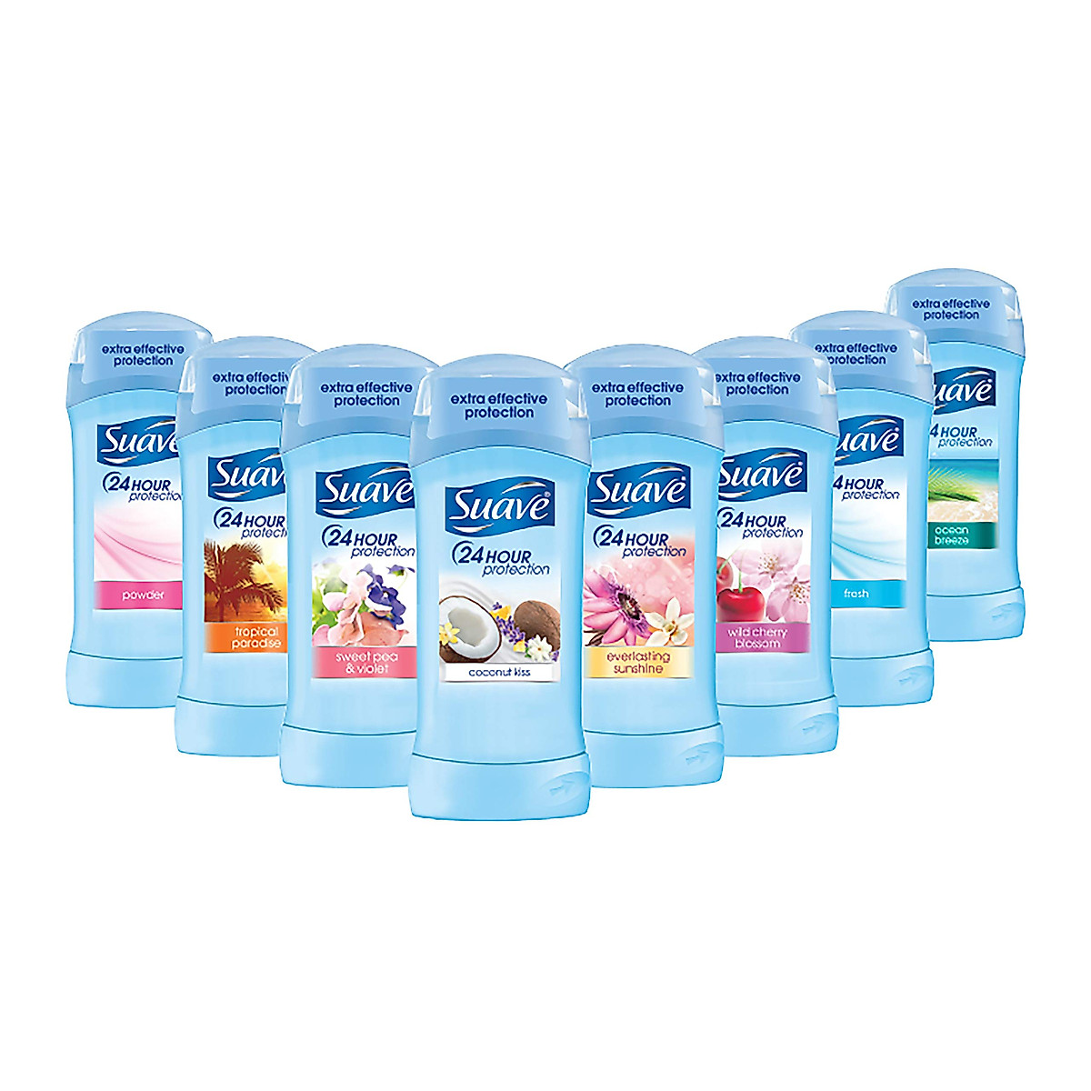 Suave Deodorant Antiperspirant Deodorant Stick 48-hour Odor and Wetness Protection Sweet Pea and Violet Deodorant for Women 2.6 oz