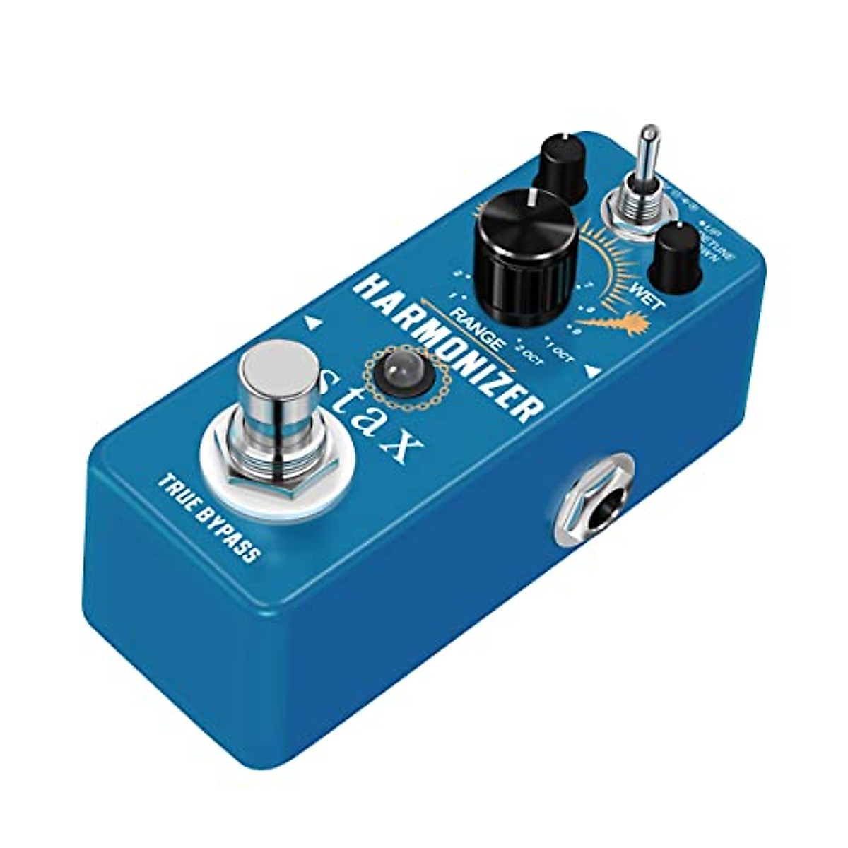 Stax Harmonizer Guitar Pedal Digital Guitar Effect Pedal Harmony Pitch Shifter Detune for Electric Guitar Bass Mini Size True Bypass