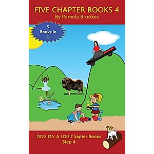 Five Chapter Books 4: Systematic Decodable Books for Phonics Readers and Folks with a Dyslexic Learning Style (DOG ON A LOG Chapter Book Collections)