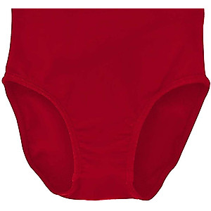 Dancina Toddler Leotard Long Sleeve Little Girls Team Basics First Gymnastics 4 Red