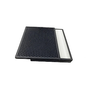 Nispira AP-B102 True HEPA Carbon Replacement Filter Compatible Alexapure Breeze Air Purifier 3049, 2 Packs