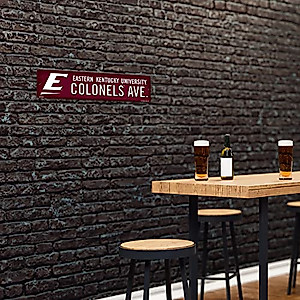 Rico Industries NCAA Ohio State Buckeyes Grey 4" X 17" Plastic Street Sign