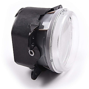 PIT66 Front Bumper Fog Light, Compatible With 11-14 Dodge Charger/10-18 Dodge Journey/11-13 Jeep Grand Cherokee/10-18 Jeep Wrangle/14-16 Jeep Cherokee, Fog Light Lamp Accessories, faros antiniebla