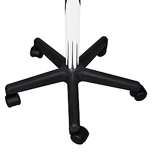 AJSEOYBS Home Office Chair,Adjustable Swivel Task Chair,Game Chair,Conference Room Chairs,for Office, Study, Gaming,Office Stool Black Faux Leather
