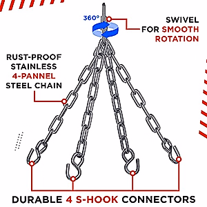 RDX Heavy 5FT Punching Bag for Pro Training, 55lbs Pre Filled with 110lbs Max Filling Capacity, 3PC Boxing Bag Set with Gloves Hanging Steel Chain, Kickboxing MMA Muay Thai BJJ Karate Home Gym Fitness