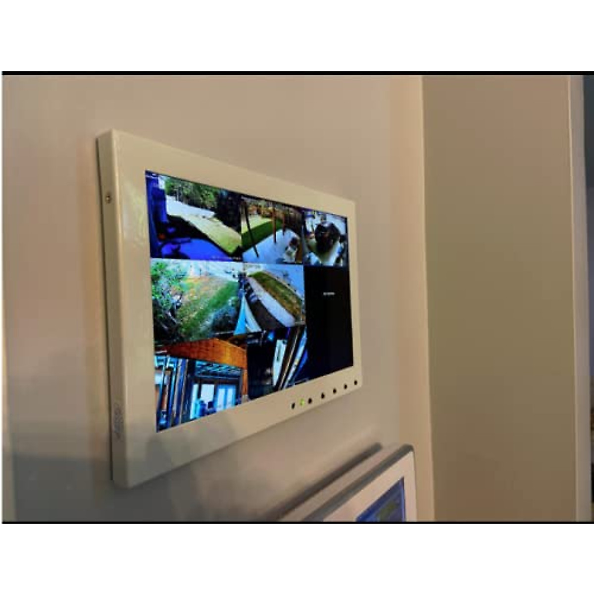 Kenuco White 10.1" LED Monitor with HDMI/VGA/Composite/RCA Input