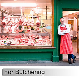 uxcell 14.5'' Double Meat Hooks, 0.41'' Thickness Galvanized Integrated Swivel Meat Hook for Hanging Drying Smoking Meat Products, 2Pcs