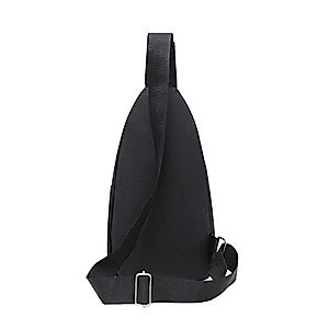 XUEQI Crossbody Sling Backpack Sling Shoulder Bag Travel Hiking Chest Bag Daypack for Hiking Travel with Earphone Hole