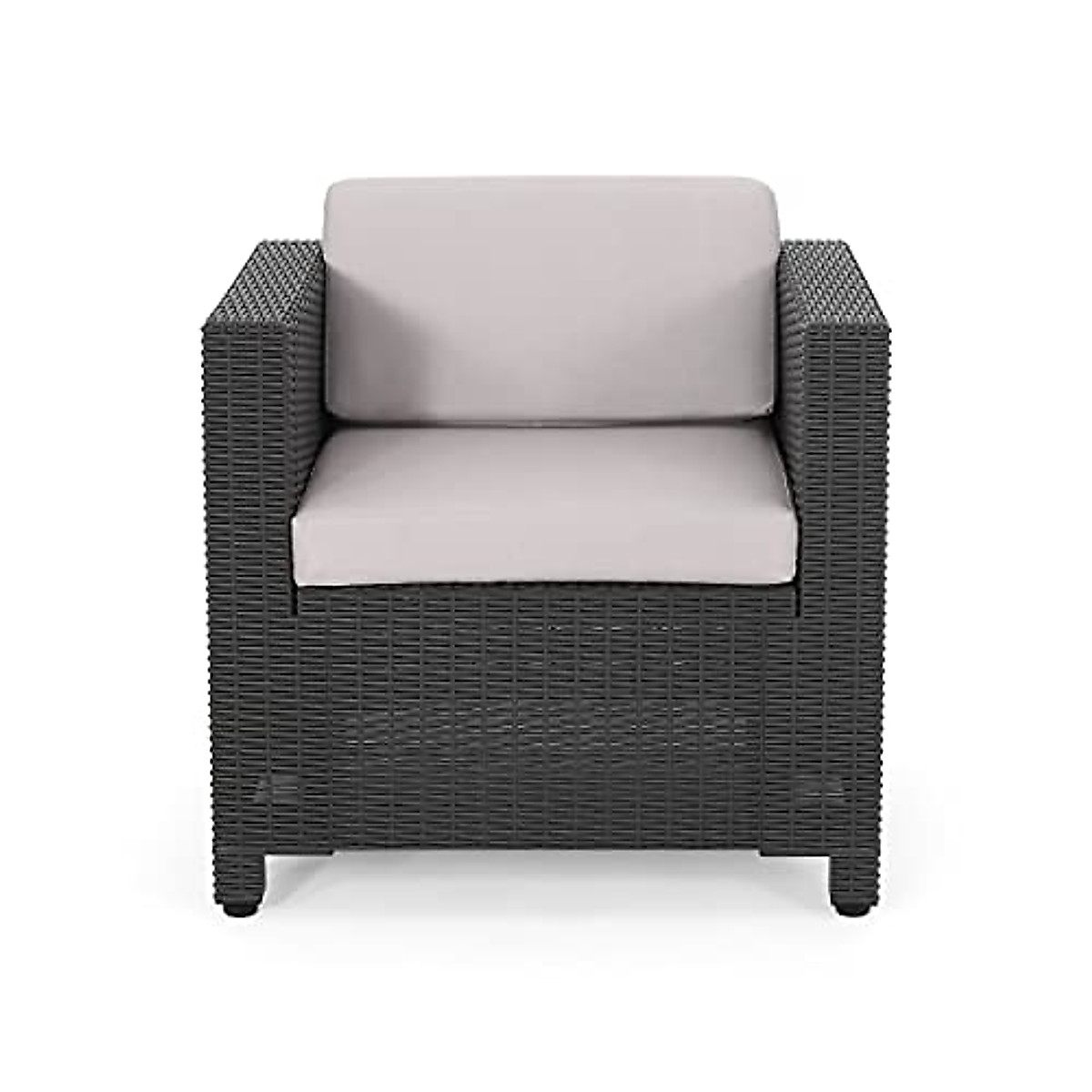Christopher Knight Home 311164 Outdoor Conversation Sets, Dark Gray + Gray