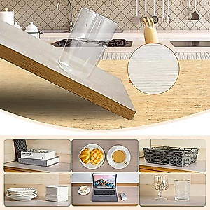 Shelf Liner, Non-Slip Oil-Proof Cabinet Drawer Liner for Kitchen Cabinet, Shelves, Refrigerator, Storage, Desks, 12 Inches x 20 FT, Washable & Non Adhesive