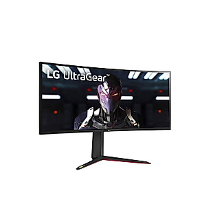 LG 34GN850-B 34-Inch Ultragear Curved QHD 3440x1440 IPS 144Hz HDR G-SYNC Compatible Gaming Monitor with Gaming-Focused Features (Renewed)