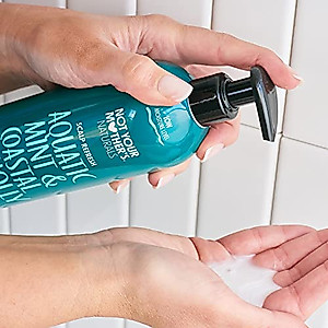 Not Your Mother's Naturals Scalp Refresh Shampoo and Conditioner Set - 98% Naturally Derived Ingredients, Sulfate-Free Shampoo and Conditioner for All Hair Types (Aquatic Mint & Sea Holly)