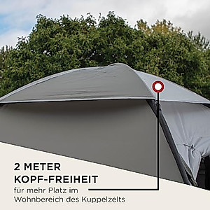 Coleman Waterfall 5 Deluxe family tent, 5 Man Tent with Separate Living and Sleeping Area, Easy to Pitch, 5 Person Tent, 100 Percent Waterproof HH 3000 mm, One Size