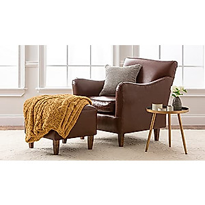 Chanasya Fuzzy Soft Cloud Textured Embossed Faux Fur Throw Blanket - Plush Sherpa Solid Cozy Gold Yellow Blanket for Bed Sofa Chair Couch Cover Living Bed Room (50x65 Inches) Golden Blanket