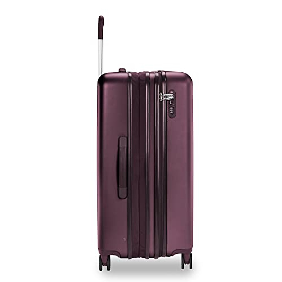 Briggs & Riley Sympatico Hardside Large Spinner Luggage, Plum, 30-Inch Checked