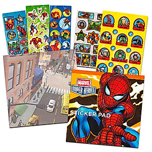Avengers Stickers for Kids - Bundle with Over 1000 Marvel Stickers for Water Bottles, Laptop, Skateboard, Bike, Play Dates | Spiderman Stickers Party Favor