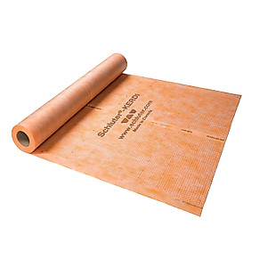 Schluter Kerdi Bonded Waterproofing and Vapor-Retardant Membrane for Tile Application - 3' 3" Width, 16' 5" Length, 54 Square Feet - KERDI200/5M