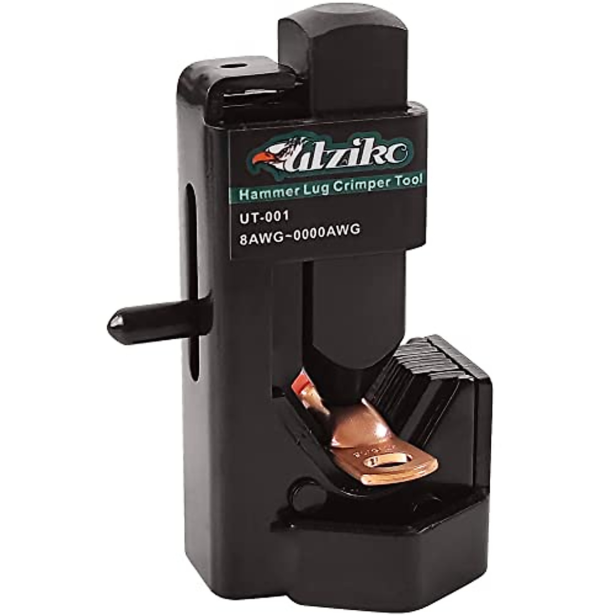 UTZIKO Hammer Lug Crimper Tool for 8 AWG - 0000 AWG Battery and Welding Cables