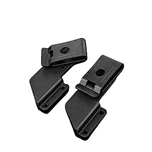 1PC 360 Degree Rotatable Deep Carry Pocket Clip with 2 Sets Screws, Nylon K Sheath Knife Clip Kydex Sheath Belt Clip