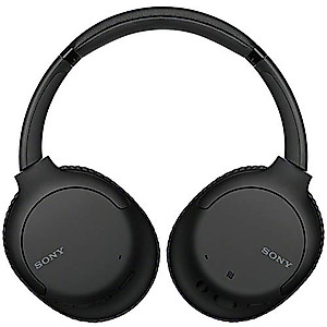 Sony WH-CH710N Wireless Noise-Canceling Headphones (Black) with Deco Gear Case Bundle