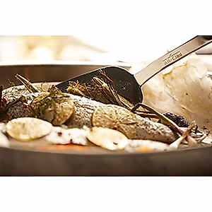 All-Clad Cook & Serve Stainless Steel Solid Spoon, 10 inch, Silver