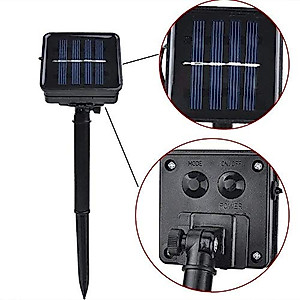 ZBM--ZBM Solar String Light 6m, 30 Lights Outdoor Fairy Lights Waterproof Crystal Ball Decorative Lights for Garden, Terrace, Garden, Home Decorative Lights Luces de hadas