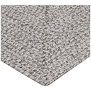 Amazon Basics Rectangular Outdoor Rug For Patio and Balcony, Grey, 13 ft L x 9 ft W