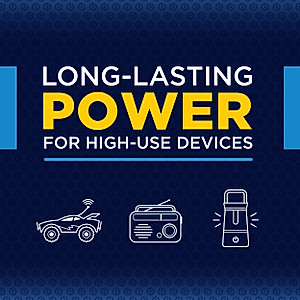 Rayovac High Energy D Batteries (12 Pack), Alkaline D Cell Batteries