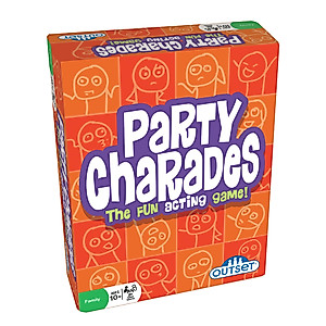Party Charades - Outset Media, The Fun Acting Party Game, Team-vs-Team, Family Game Night, Ages 10+, 2+ Teams